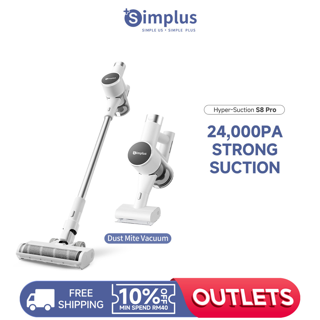 Simplus 6 Modes Household Cordless LED Screen Vacuum Cleaner (250W ...