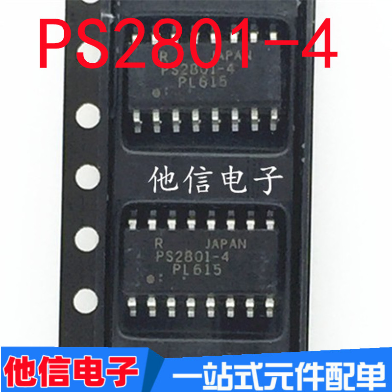 Brand New PS2801-4 PS2801C-4 SOP-16 Patch Four Channel Transistor Optocoupler PS2801 | Shopee ...