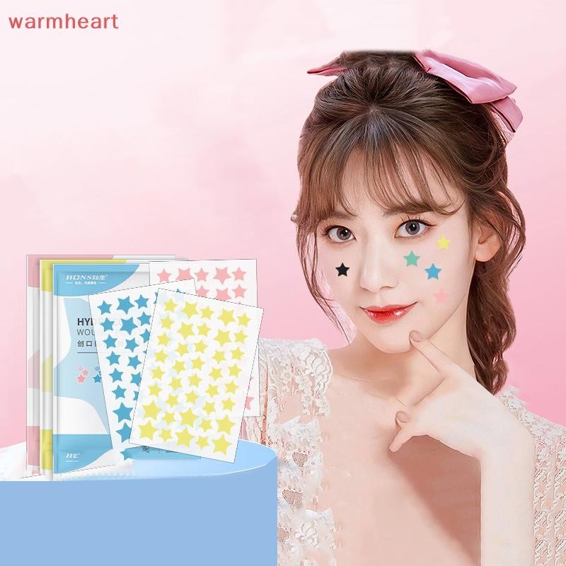 (warmheart) 40pcs Cute Star Shaped Acne Treatment Sticker Invisible ...