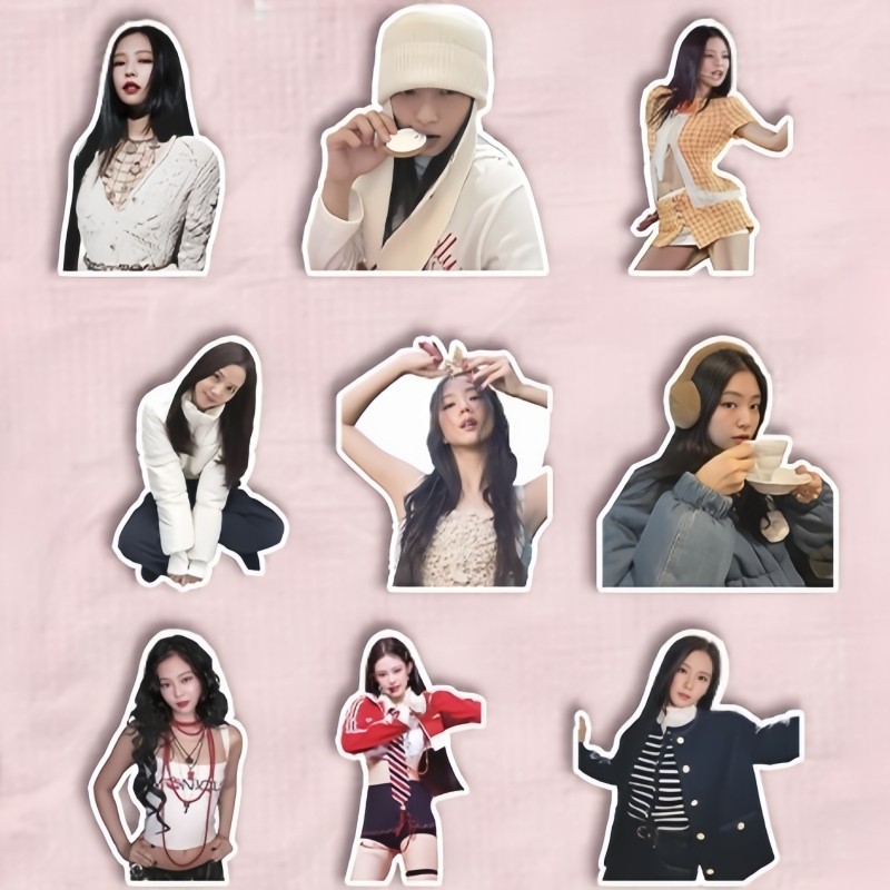 40-103pcs BP THE GIRLS DDU-DU Photo Sticker Washi Tape LISA JENNIE ROSE ...