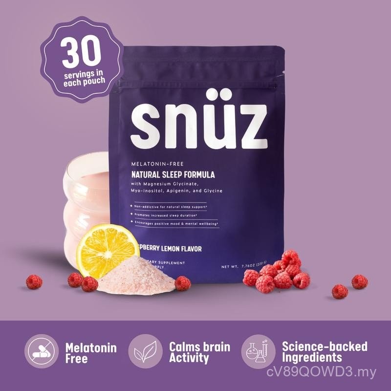 Snüz | Natural Sleep Support Powder for Adults - Magnesium Glycinate ...