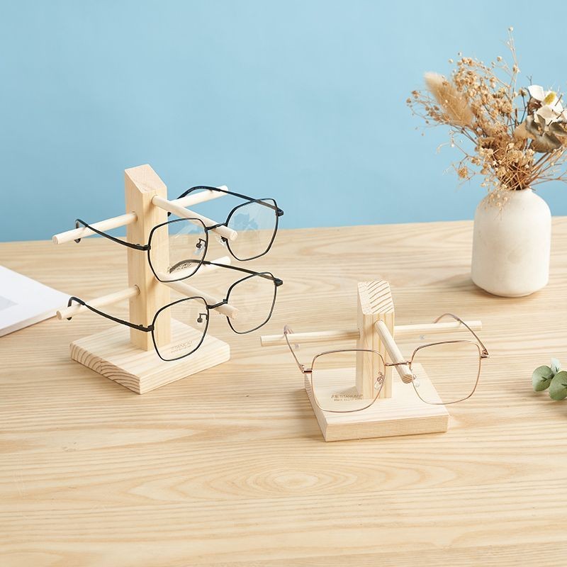 Optical Shop Hanger Frame Solid Wood Eyeglasses Holder Sunglasses Store ...