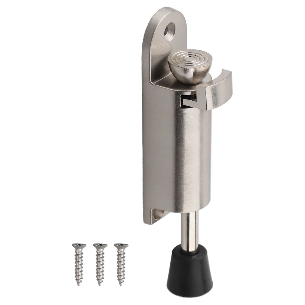 【GTTR】Door Foot Stopper Holder Floor Stop Buffer Gate Stay Catch Latch ...