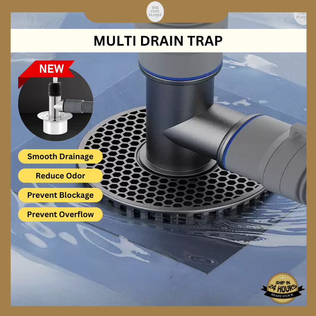 Anti Cockroach Drain Pipe Connector Seal Cleaning Tool Kitchen Sink ...