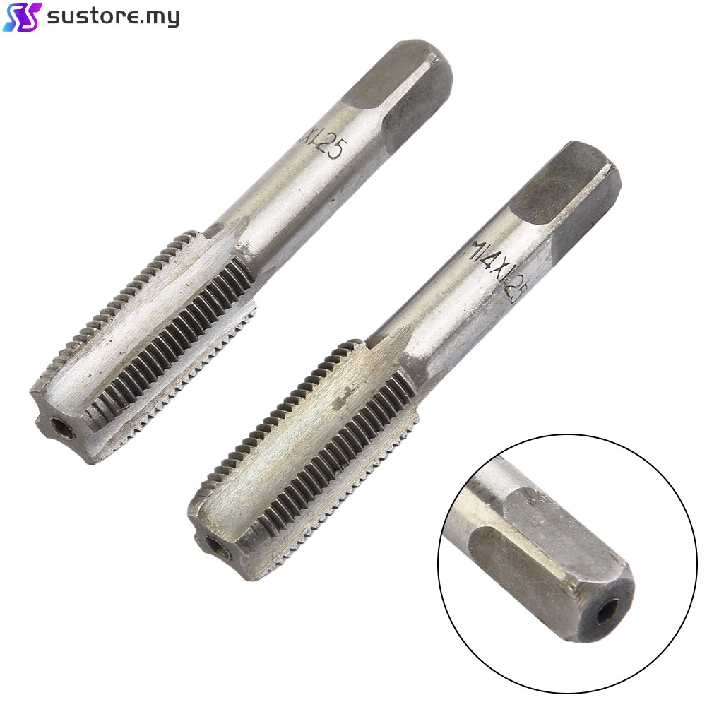 [Super] 2pcs HSS 14mm x 1.25 Metric Taper & Plug Tap Right Hand Thread ...