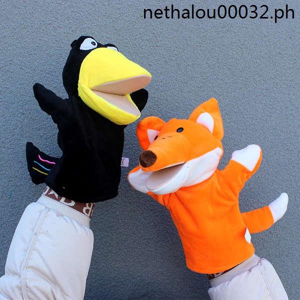 Open Mouth Crow Fox Animal Hand Puppet Toy Children Kindergarten ...