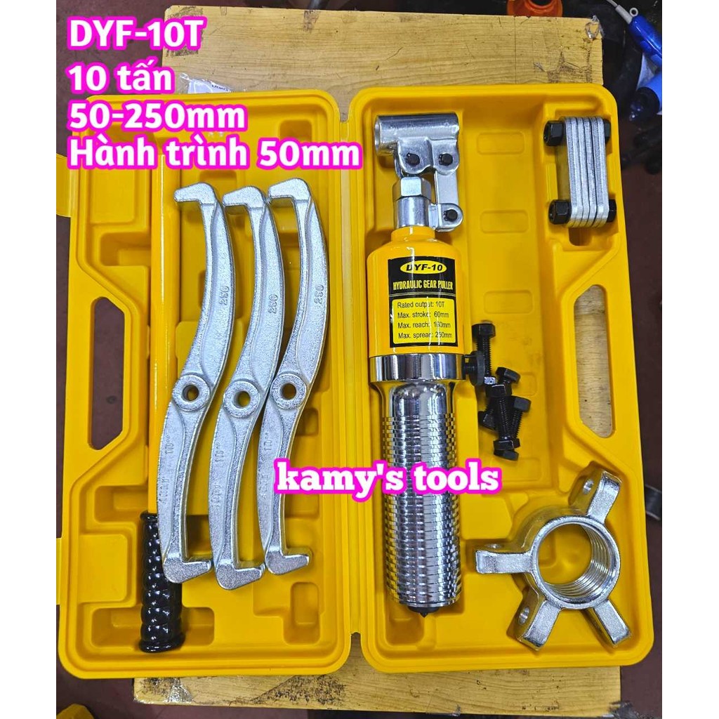 Wetools DYF-10 10-ton hydraulic fork opens 50-250mm, 2-spoke 3-spoke 10-ton hydraulic fork ...