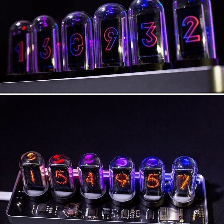Diy IPS Clock Cyberpunk Clock Gaming Clock Table Match Goods Gaming 3d ...