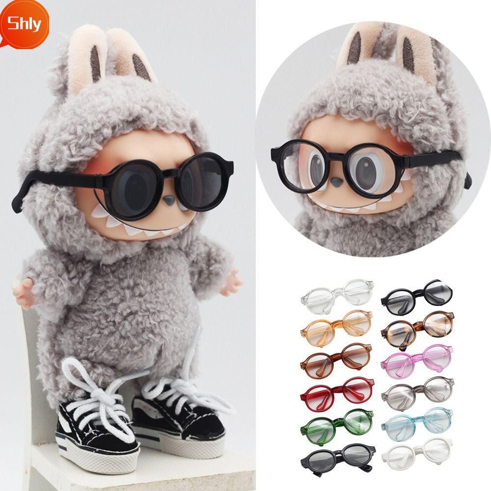 SHLY Labubu Doll Eyewear, Plastic 17cm Labubu Plush Labubu Doll Glasses ...