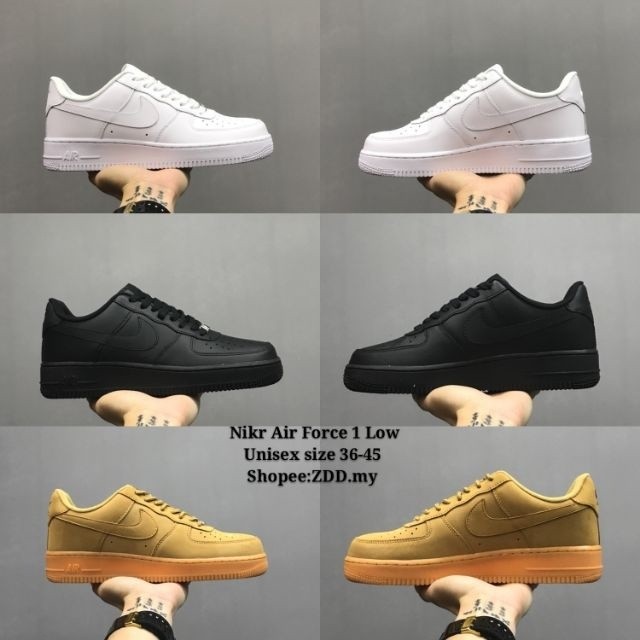 Ready Stock nike air force one low top original 100% with boxes and ...