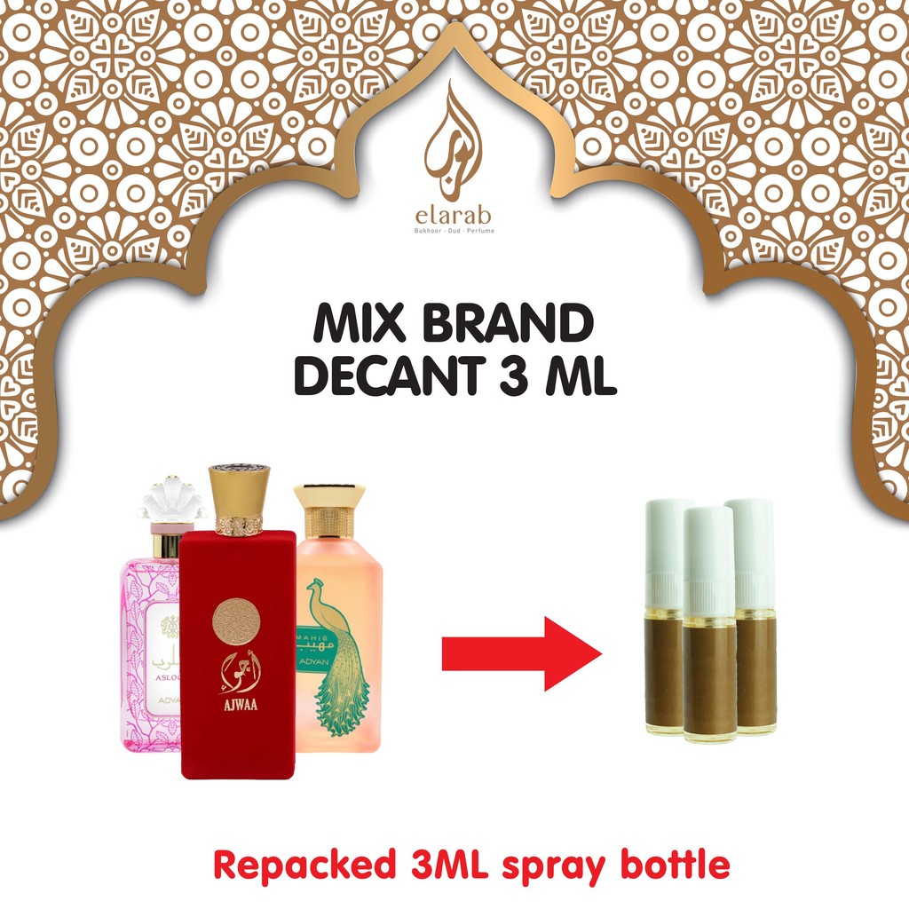 PERFUME MIX BRAND DECANT 3 ML | Shopee Malaysia