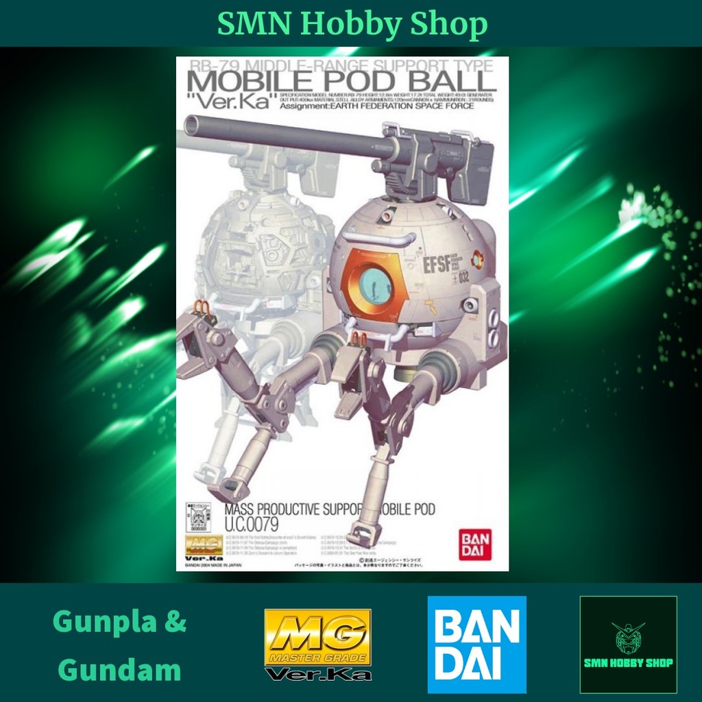 MG 1/100 RB-79 Pod Ball Ver Ka Gunpla Gundam Toys Plastic Model Kit ...