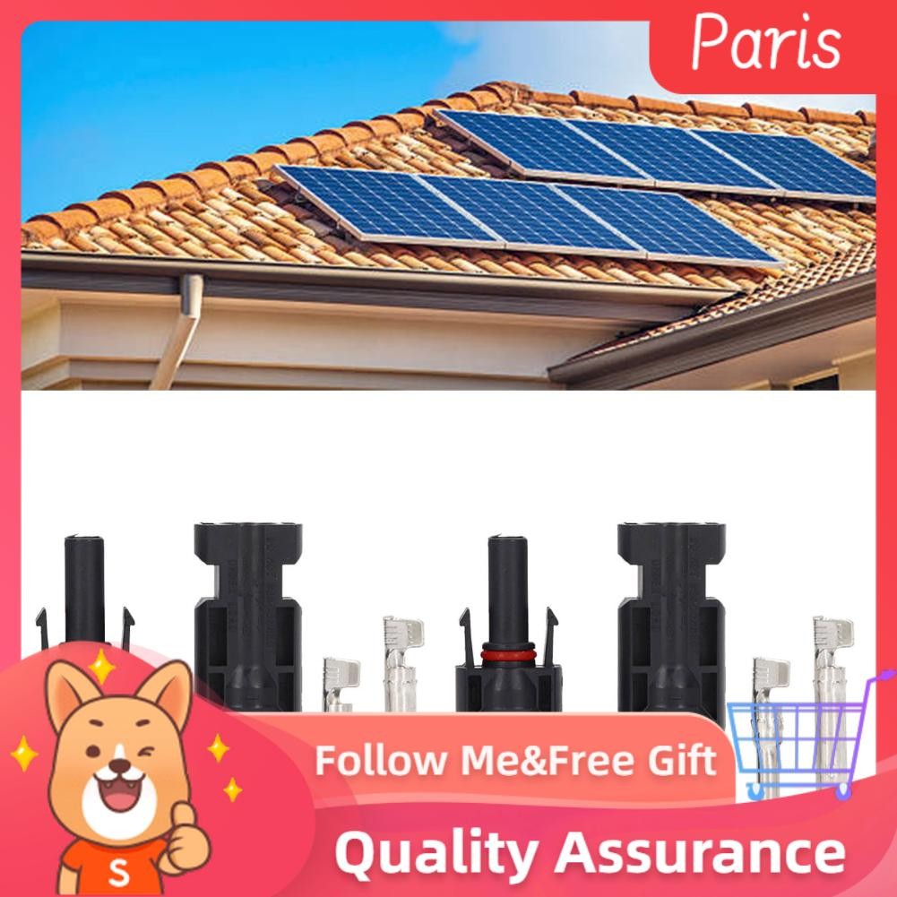 Superparis PV Panel Cable Plug Solar Connector 5 Sets IP67 Waterproof ...