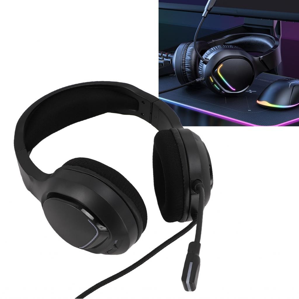 Cloudshop Computer Gaming Headset Wired Soft 50MM Driver Ergonomic ...