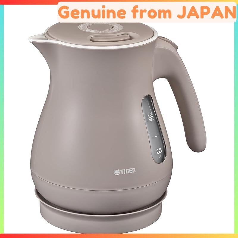 TIGER Electric Kettle 1.0L with Anti-Tilt Water Leakage Prevention and ...
