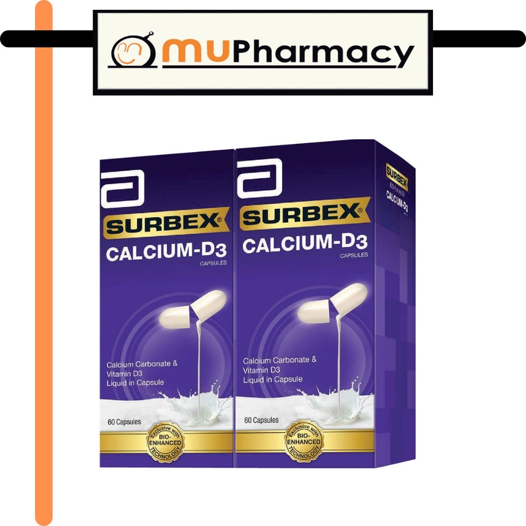Surbex Calcium-D3 60's/ Twinpack 2x60's | Shopee Malaysia