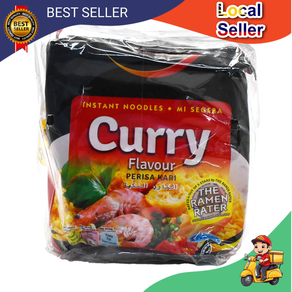 (4pcs) Mee Segera Perisa Kari, Mee Kari Segera, Curry Flavour Instant ...