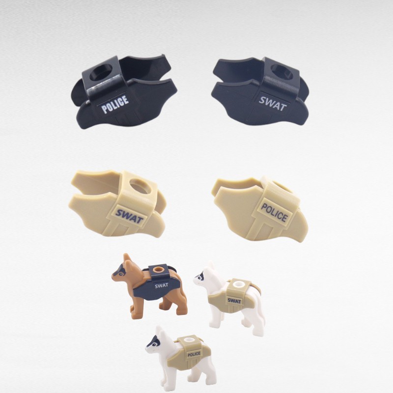Combo 2 Sets of Armor for Police Force Dog Professionals - MOC Army ...