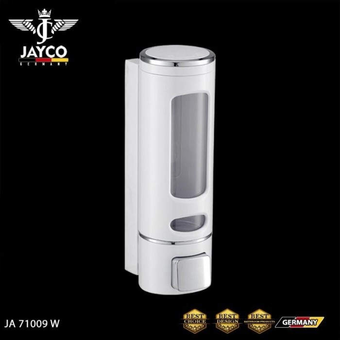 Jayco Soap Dispenser White Liquid Soap Holder Contents 300 ML | Shopee ...