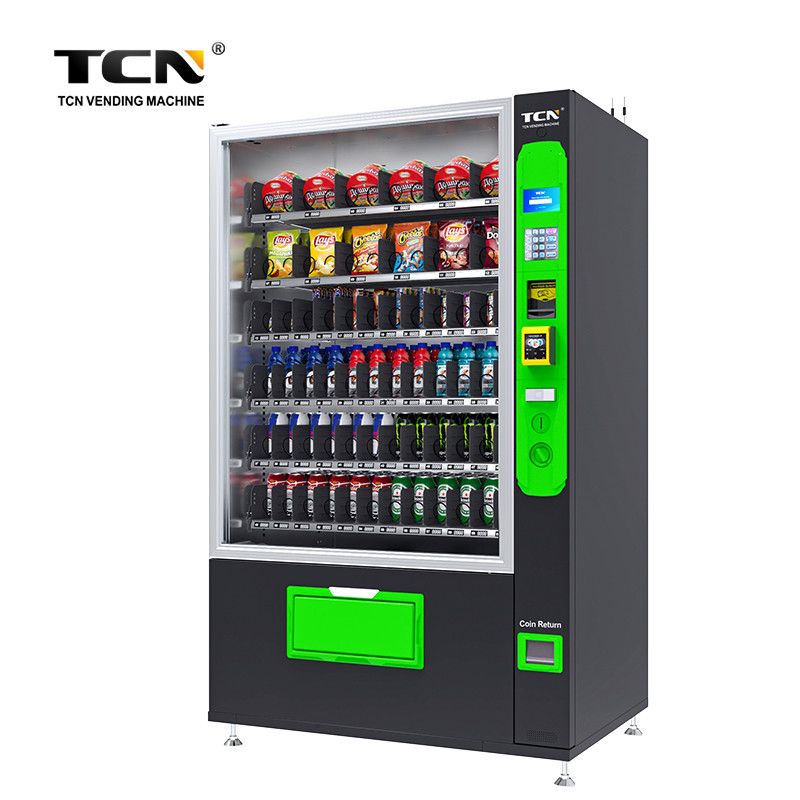 TCN Vending Machine Factory Larger Capacity Snack Vending Machine for ...