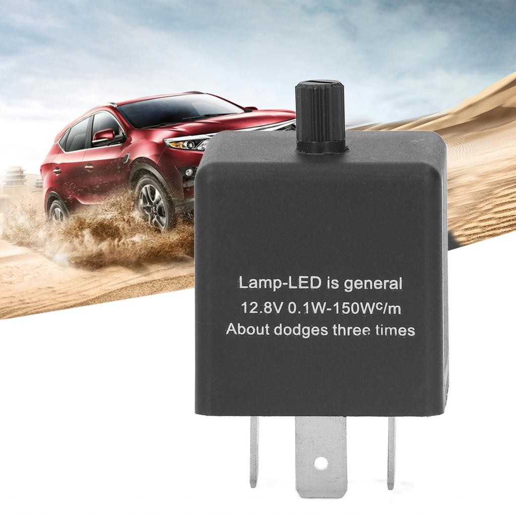 Sinhopsa 3 Pin Car LED Flasher Relay With Normally Open Contact ...