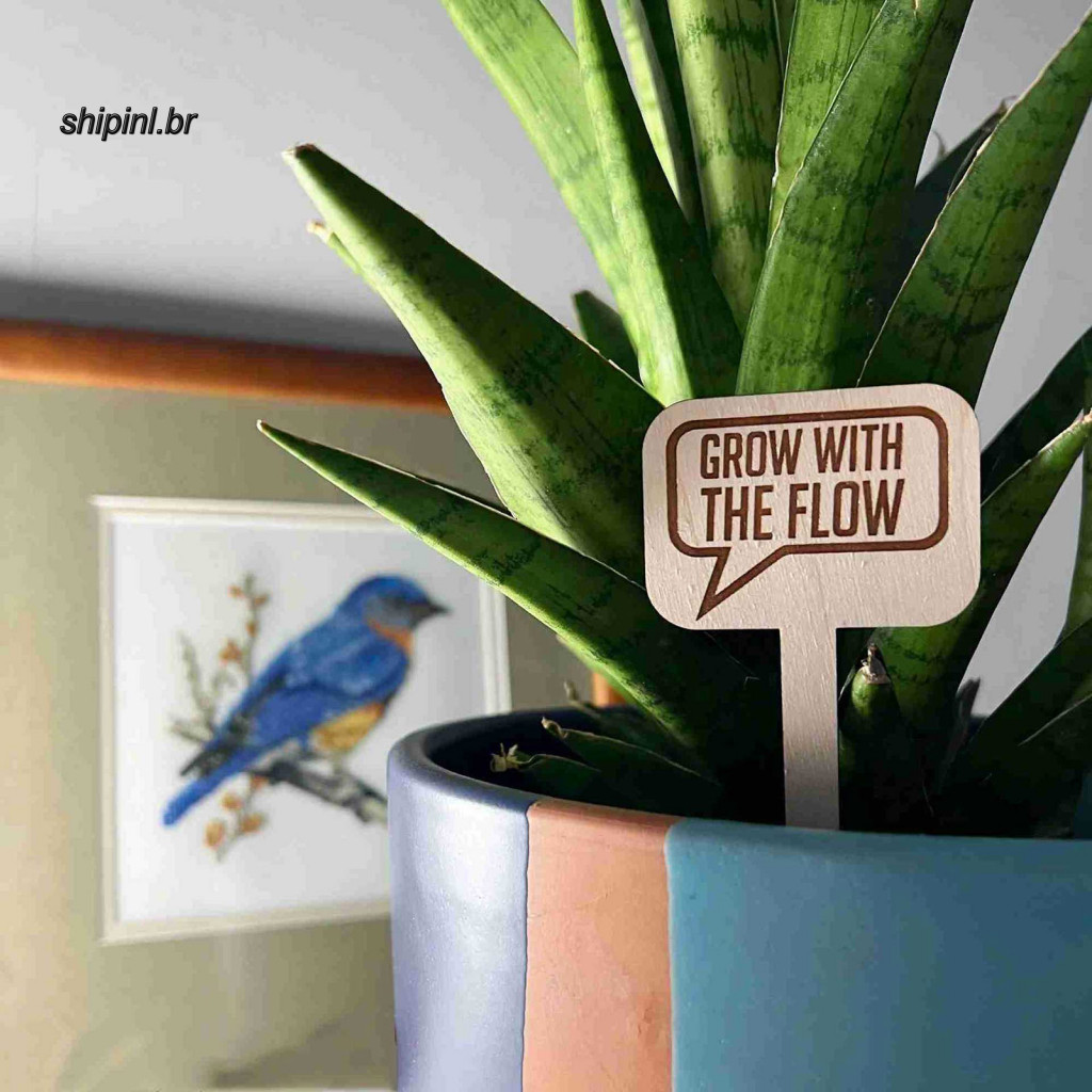 SP* Wooden Garden Labels Funny Plant Labels 5pcs Wooden Plant Markers ...