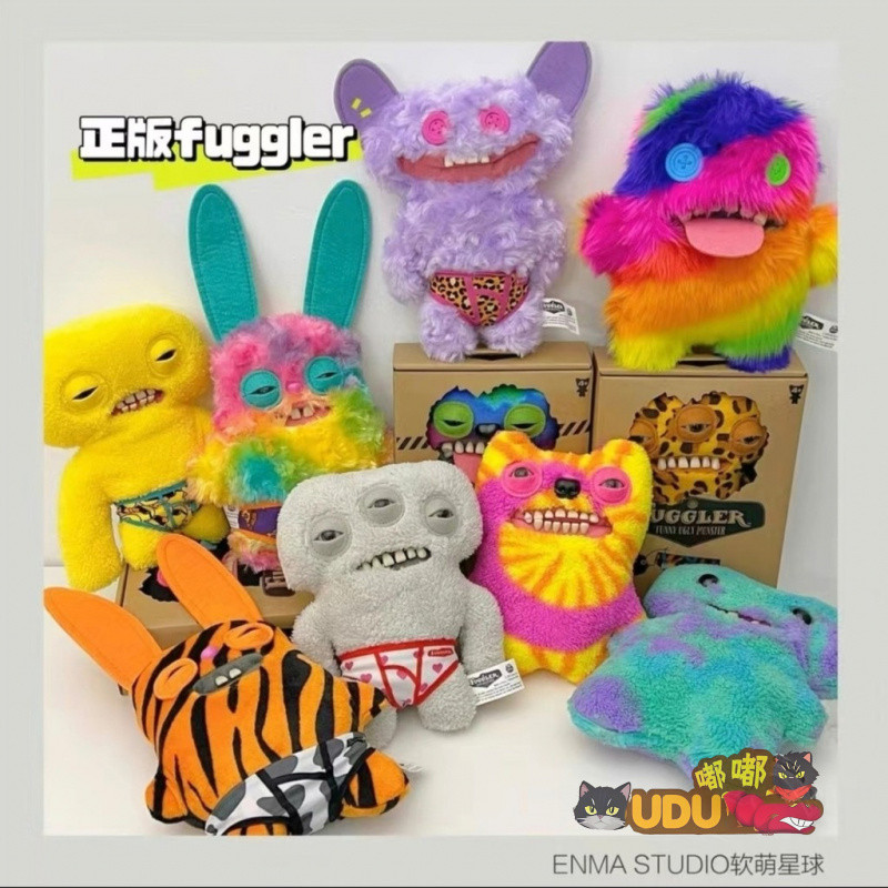 Fuggler Genuine Cute Tooth Monster Doll Ugly Cute Tooth Monster Plush ...