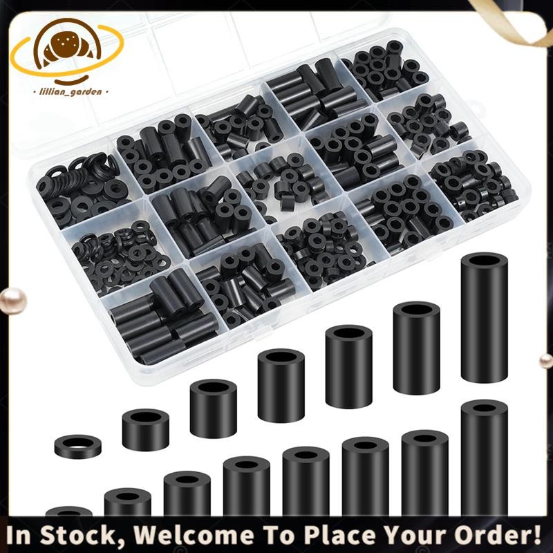 Nylon Spacers, Plastic Spacers Washers Assortment Set Kit 345 Pcs ...