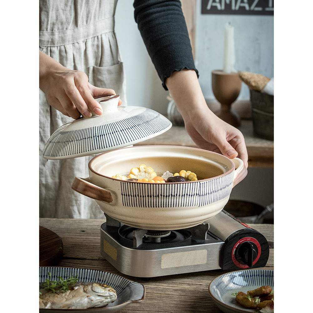 4YK hujung lorong [Casserole besar 2.5 liter api terbuka lurus ...