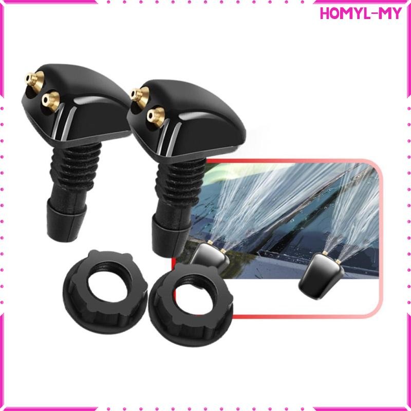 [HomylMY] Windshield Washer Nozzles, Kit, Universal Double Hole Front ...