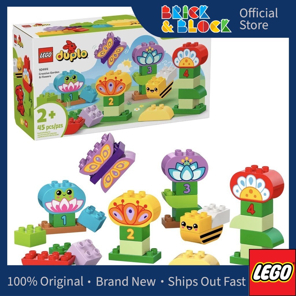 LEGO 10444 Creative Garden & Flowers | LEGO DUPLO | Taman & Bunga ...
