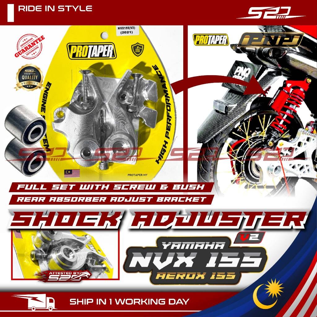 Rear Absorber Shock Bracket PROTAPER NVX V2 AEROX YAMAHA NVX155 PNP ...