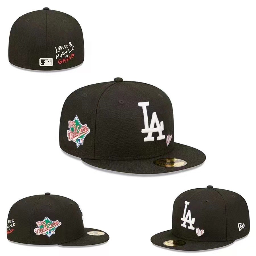 caps--New Era MLB Los Angeles Dodgers Fitted Cap Men Women Hat Hip Hop ...