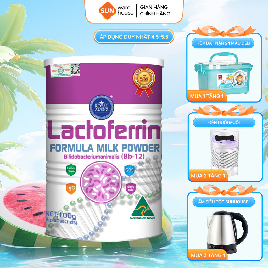 ROYAL Australian Milk Powder ROYAL AUSNZ Lactoferrin Formula Milk BB-12 ...