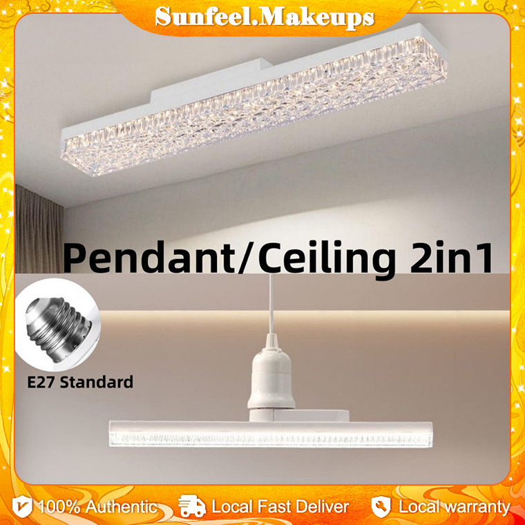 Led Strip Light Bulb 2025 New Modern Crystal Ceiling Light Indoor Panel ...