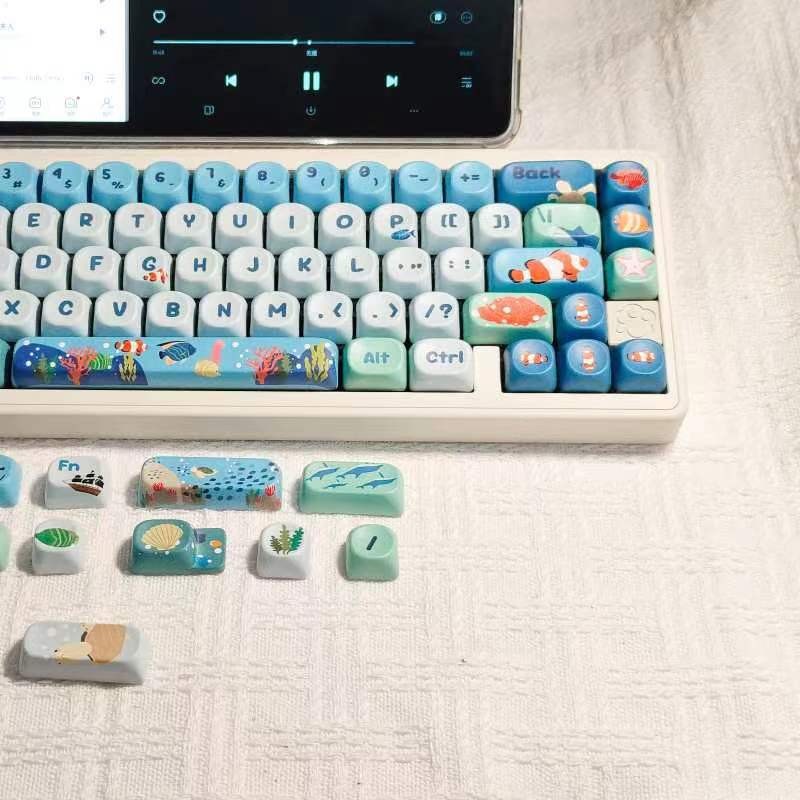 Underwater World MOA Profile Dye-Sub PBT Keycap Set 143-Key | Shopee ...