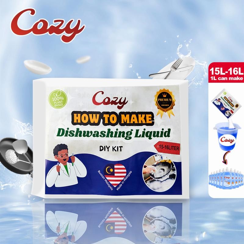 Cozy Dishwashing Liquid DIY KIT (15 - 16Liter)/ Make your own SABUN ...