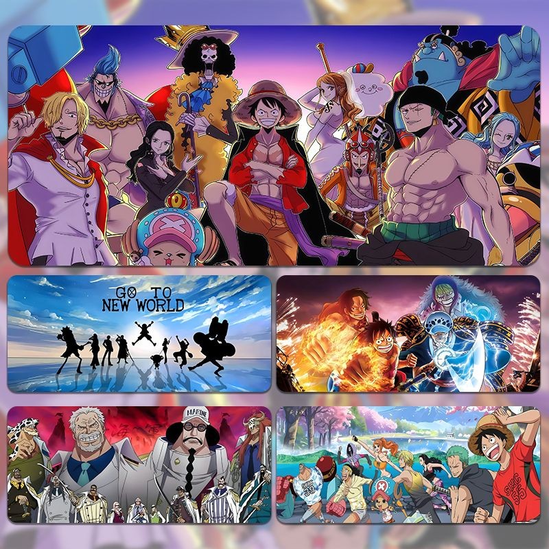 One Piece Mouse Pad Oversized Anime Gaming Game Boy Wristband Keyboard ...