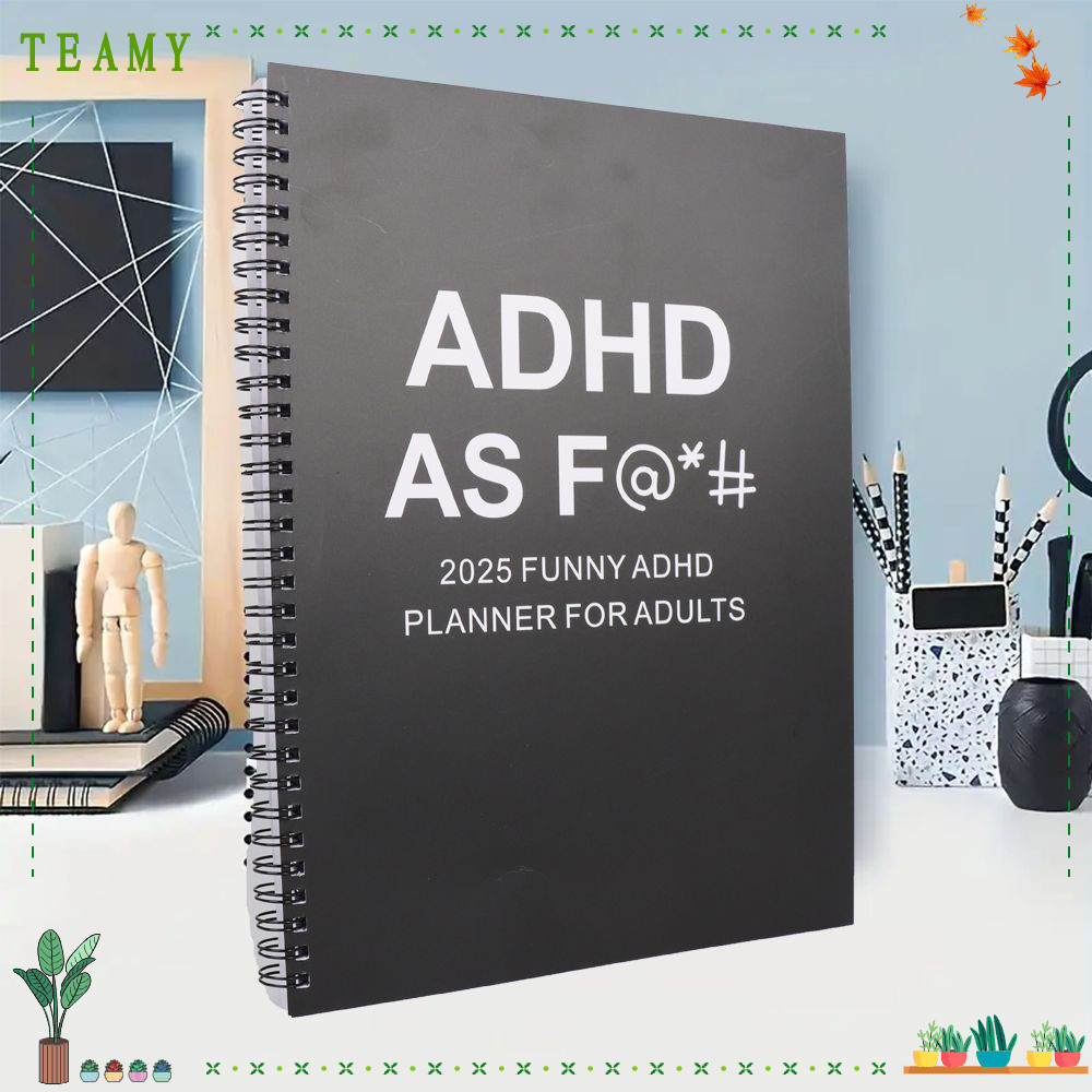 TEAMY 2025 Funny ADHD Planner, Personalized Monthly ADHD Planner 2025 ...