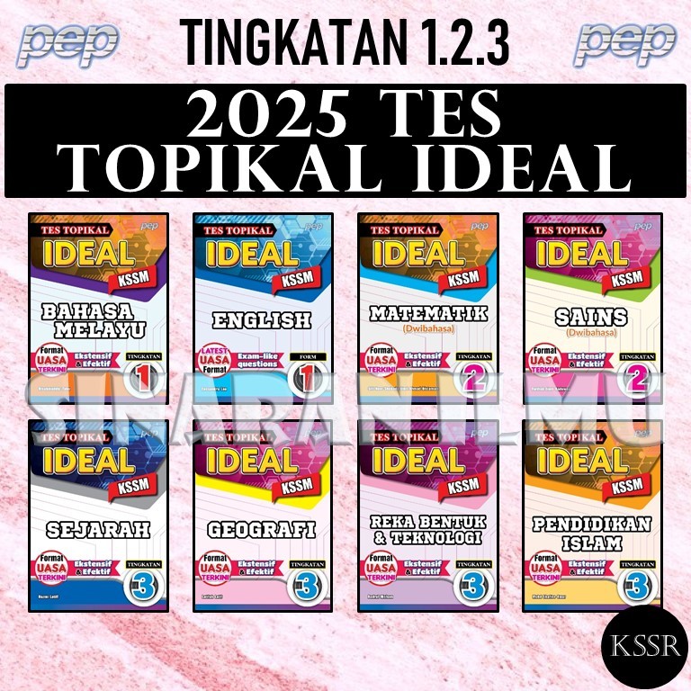 (SI)TES TOPIKAL IDEAL KSSM TINGKATAN 1 2 3 FORMAT UASA TERKINI 2025 ...