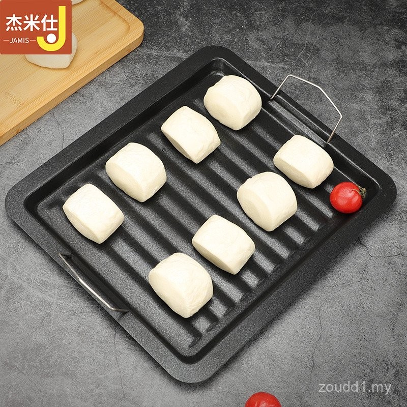 Panggangan Barbeku Pinggan BBQ Griddle Khas Pinggan Besi Tidak Lekat ...