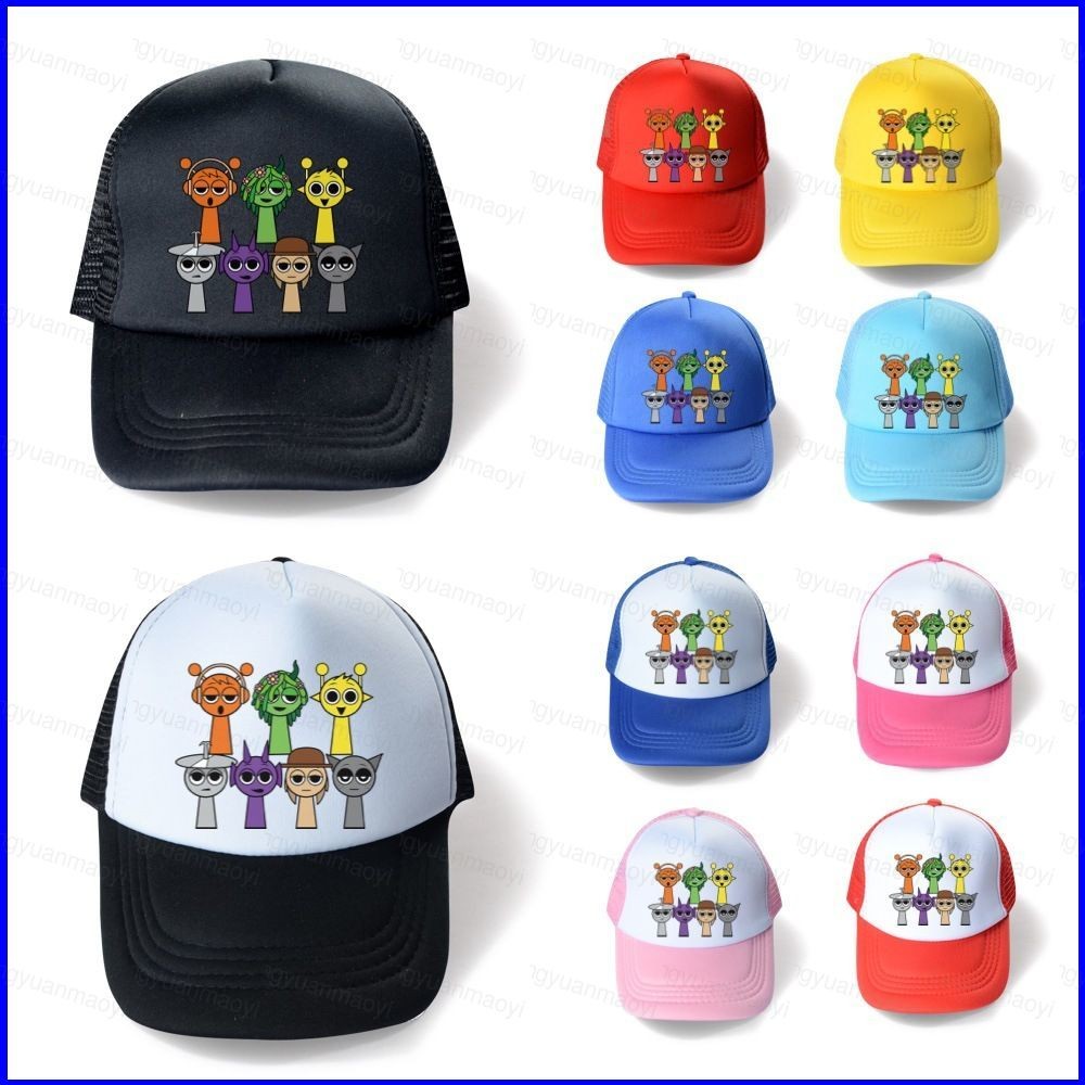 Loye Incredibox Sprunki Sun hat game cartoon cute summer baseball cap ...