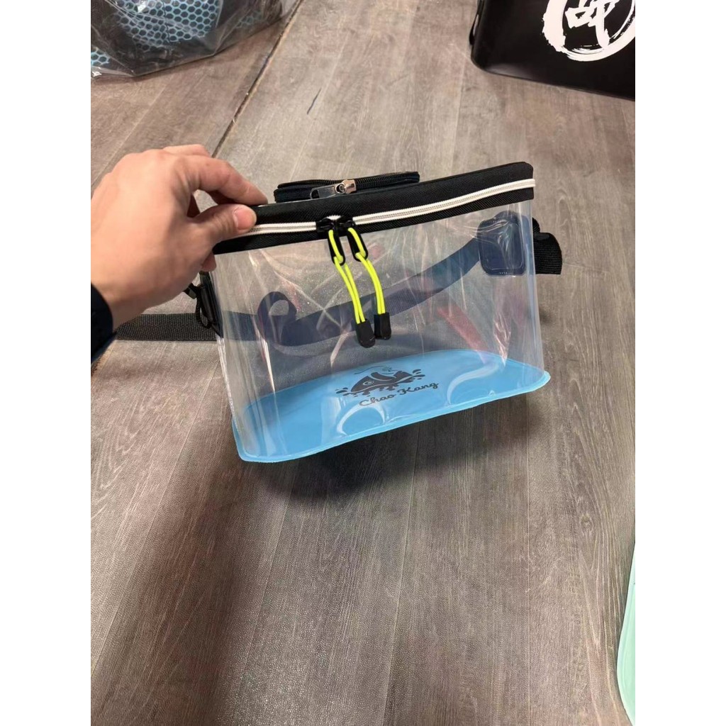 Eva Transparent Bucket Folding Fishing Bucket Fishing Bucket Car Wash ...