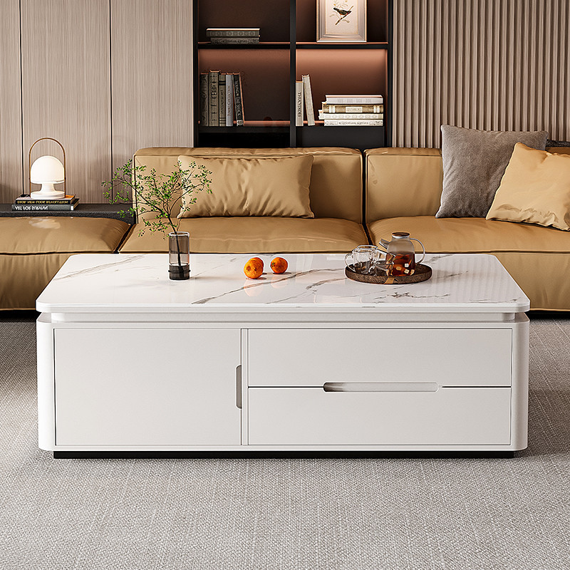 Small Coffee Table Simple Tea Desk Living Room Corner Side Table Round ...