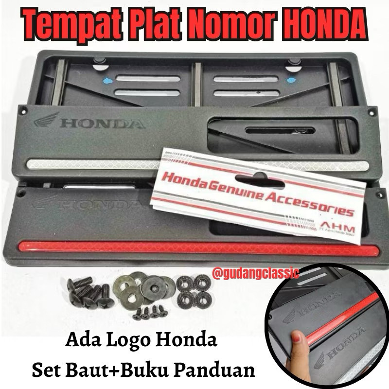 Original AHM honda Number Plate Cover | Shopee Malaysia