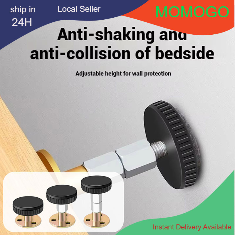 Adjustable Headboard Stoppers Bed Frame Self-Adhesive Stopper Wall ...