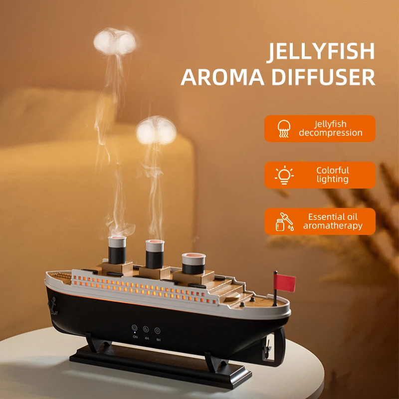 Ocean Liner Electric Aroma Air Humidifier Cruise Ship Model ...
