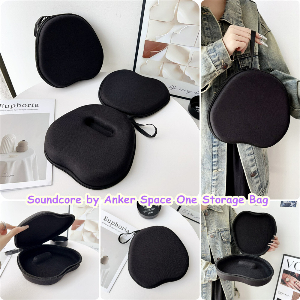 READY STOCK!For Soundcore by Anker Space One Headphone Case Pure black ...