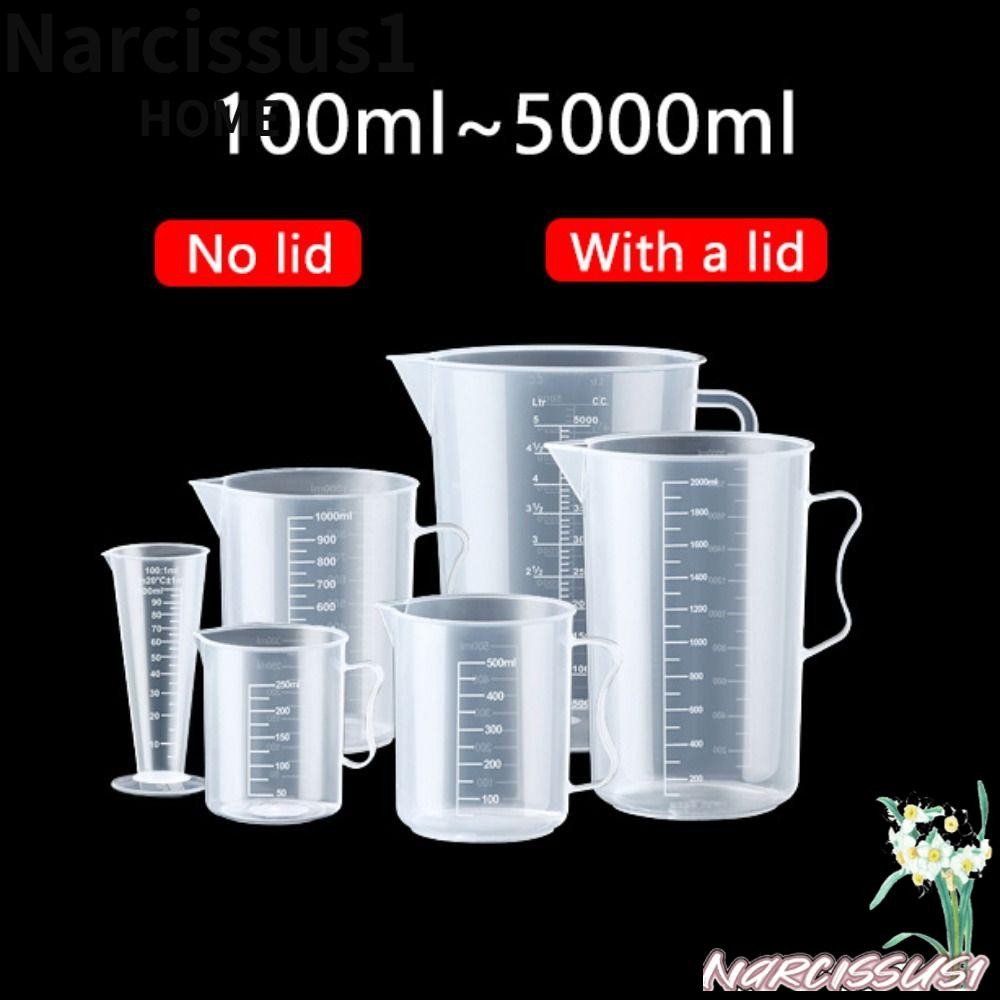 NARCISSUS Graduated Measuring Cup, Scale Laboratory Beaker, with Handle ...