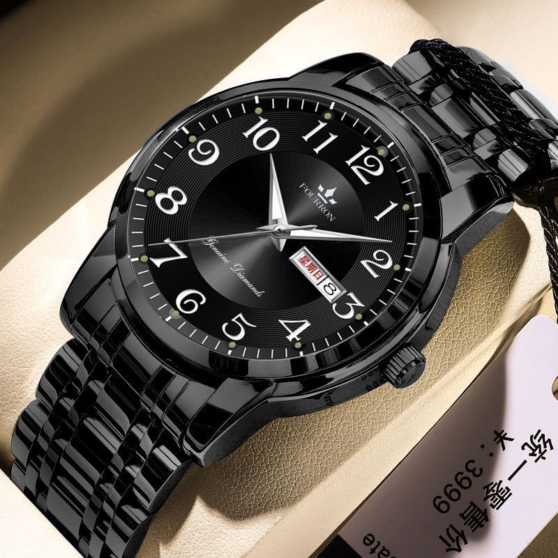 Swiss Genuine Famous Watch Luminous Dual Calendar Original Fully ...